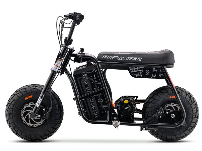 Electric pit bikes and ATVs DRAGSTER EBX 60 R BLACK (USA)