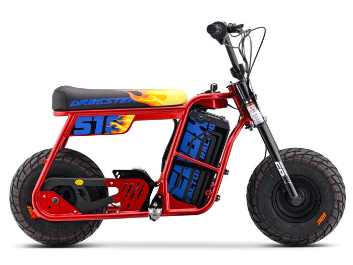 Electric pit bikes and ATVs DRAGSTER EBX 60 R RED (USA)