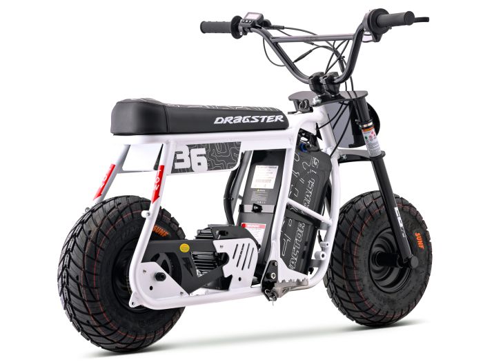 Electric pit bikes and ATVs DRAGSTER EBX 60 R WHITE (USA)