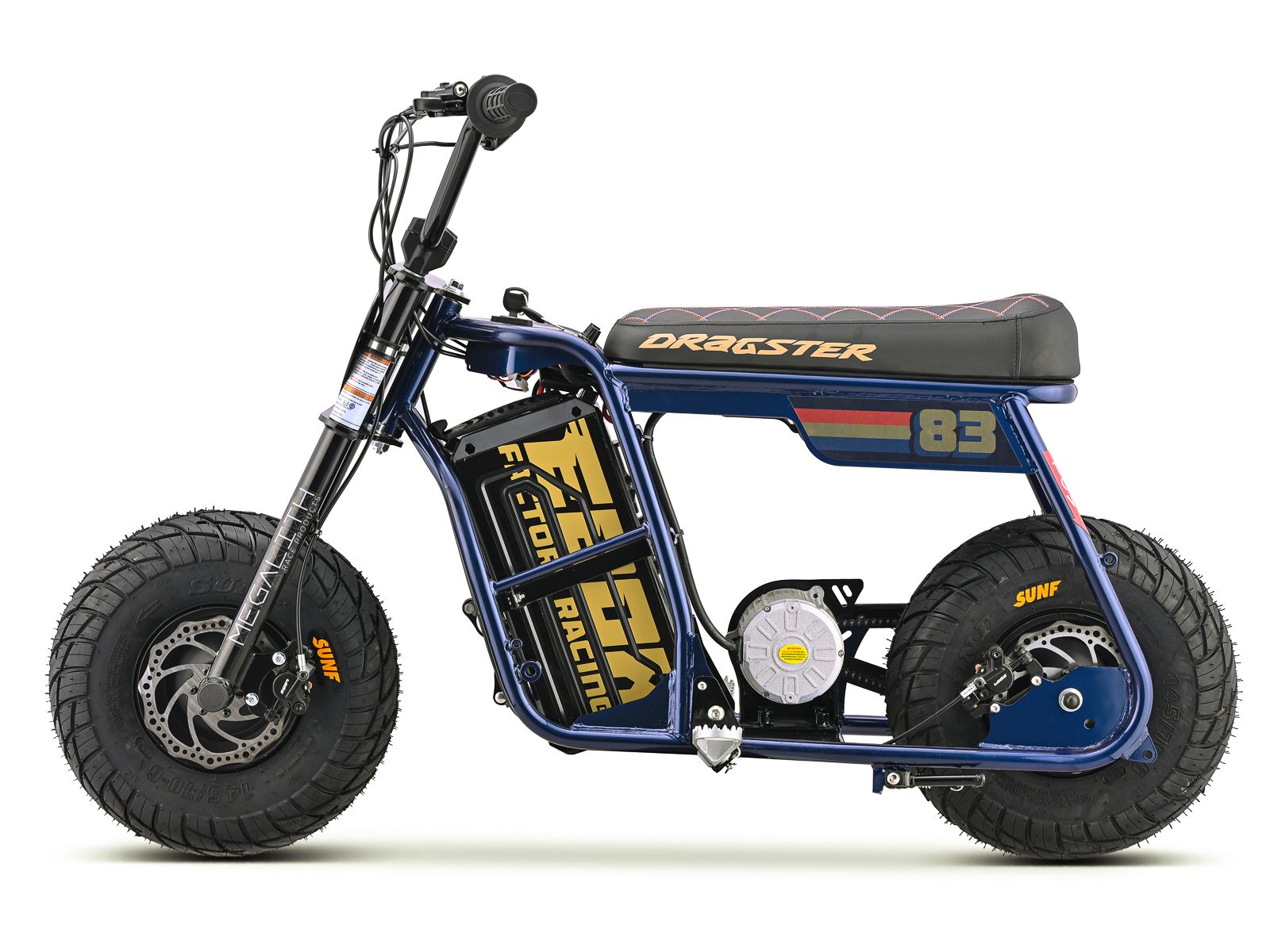 Electric pit bikes and ATVs Dragster Navy USA SM