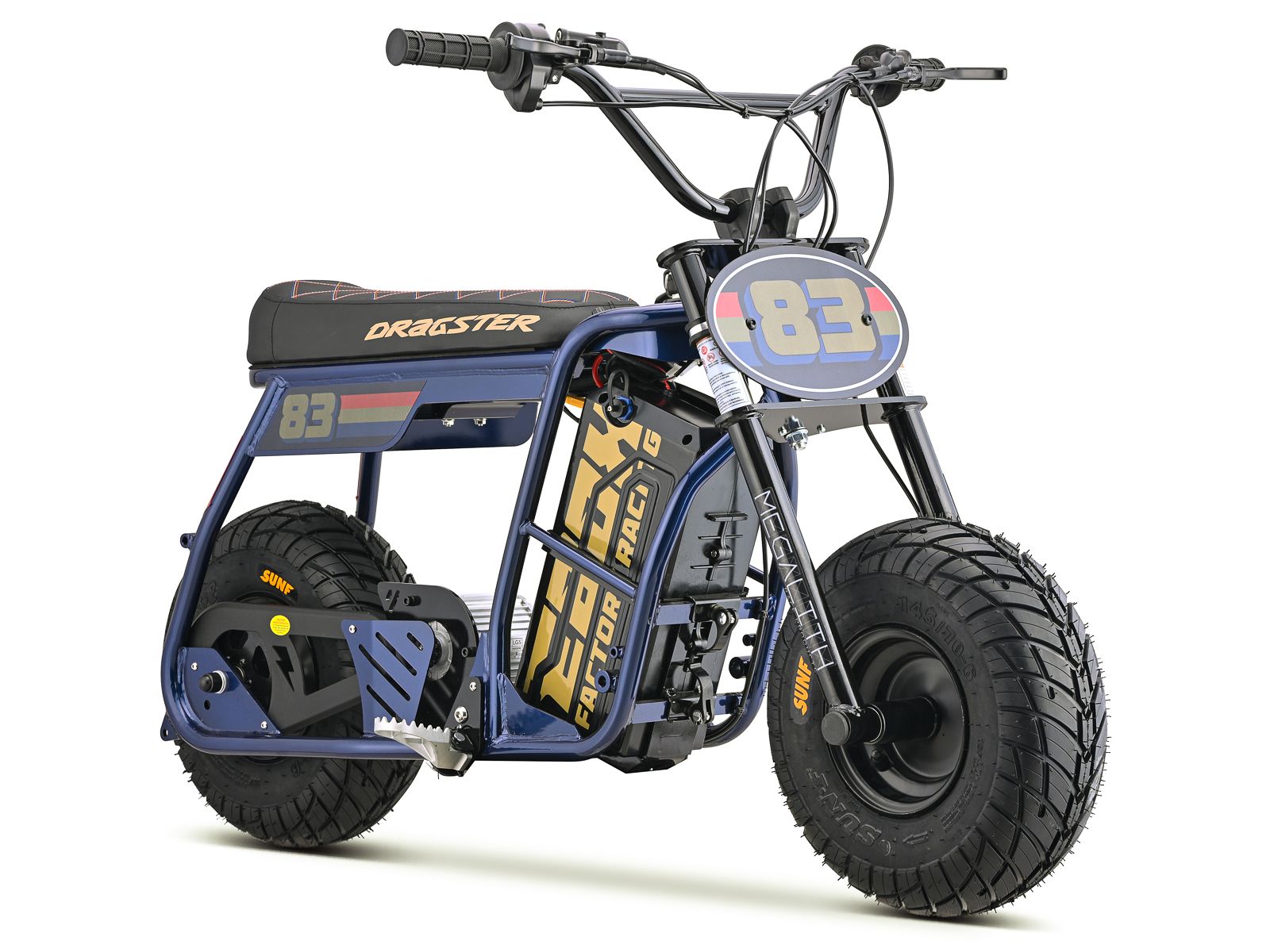 Electric pit bikes and ATVs Dragster Navy USA SM